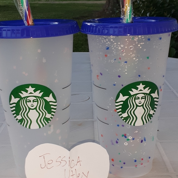 Kitchen | Starbucks Confetti Color Changing Cups | Poshmark